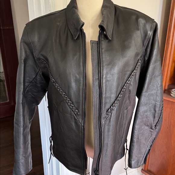 A-1 Leather | Jackets & Coats | Vintage A Leather Moto Leather Jacket ...